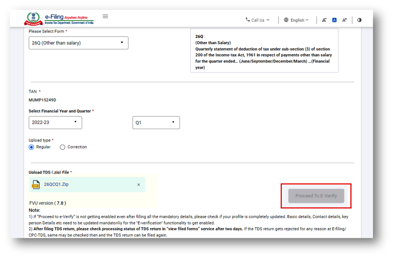 How to upload TDS statement on income tax portal. ? – Skorydov TDS
