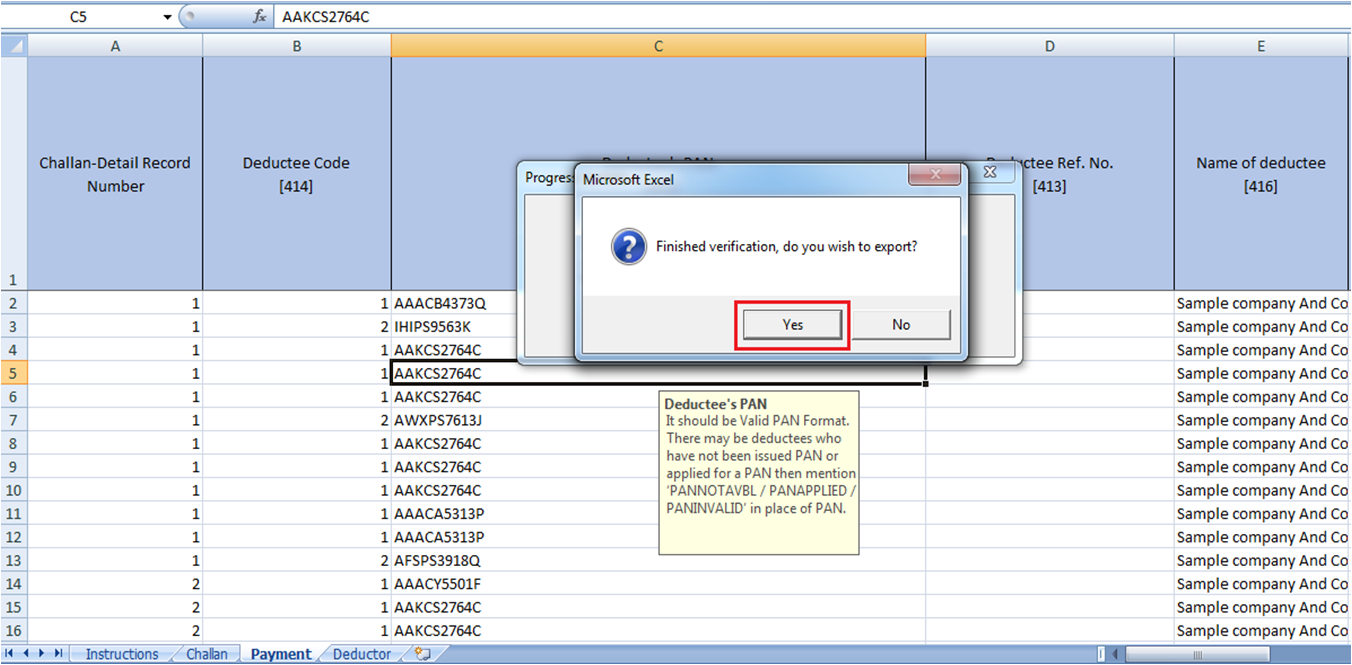 How to prepare regular return for Form-26Q (Q1 to Q4) through e-TDS XL ...