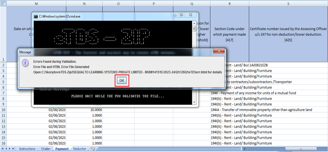 How to Find FVU Error in Regular-return through e-TDS XL? – Skorydov TDS