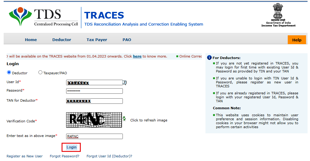 How to request Consolidated file from TRACES ? – Skorydov TDS