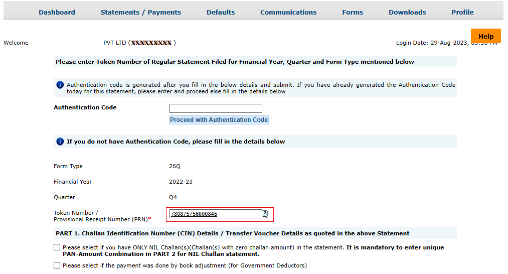 How to request Consolidated file from TRACES ? – Skorydov TDS