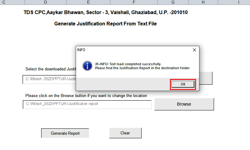 How to convert justification report (JR) into excel format? – Skorydov TDS