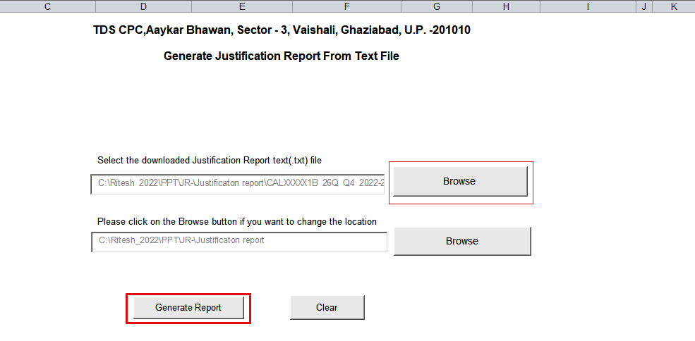 How to convert justification report (JR) into excel format? – Skorydov TDS