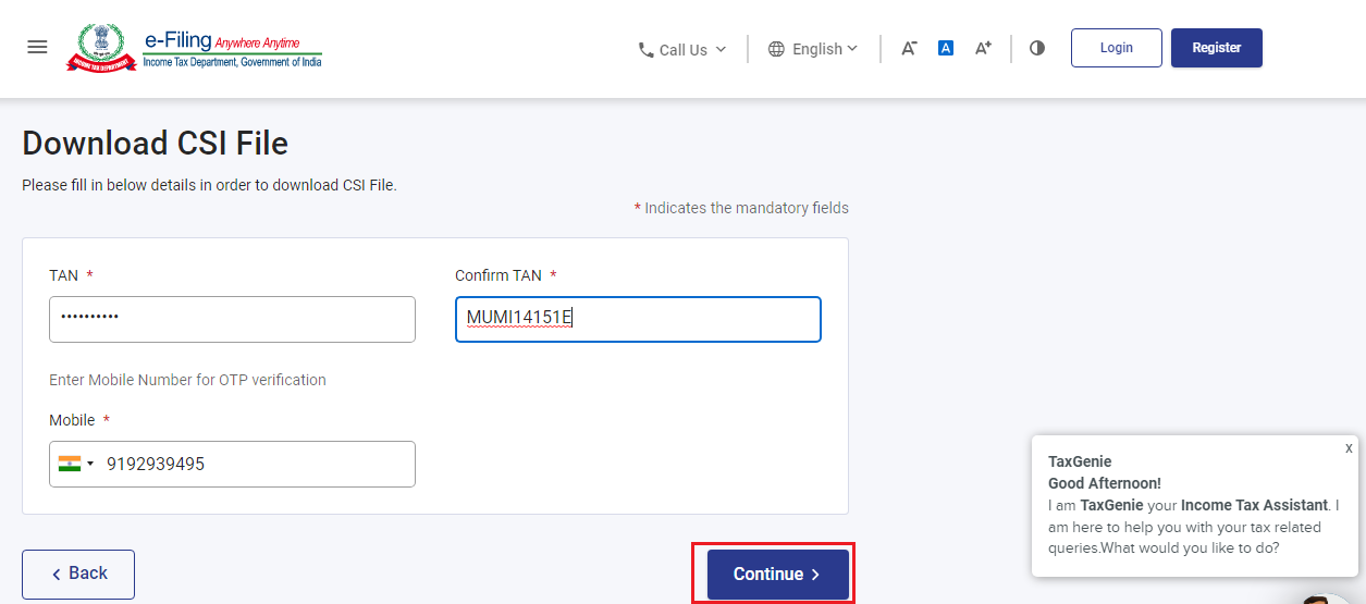How to Download Challan (.csi) File? – Skorydov TDS