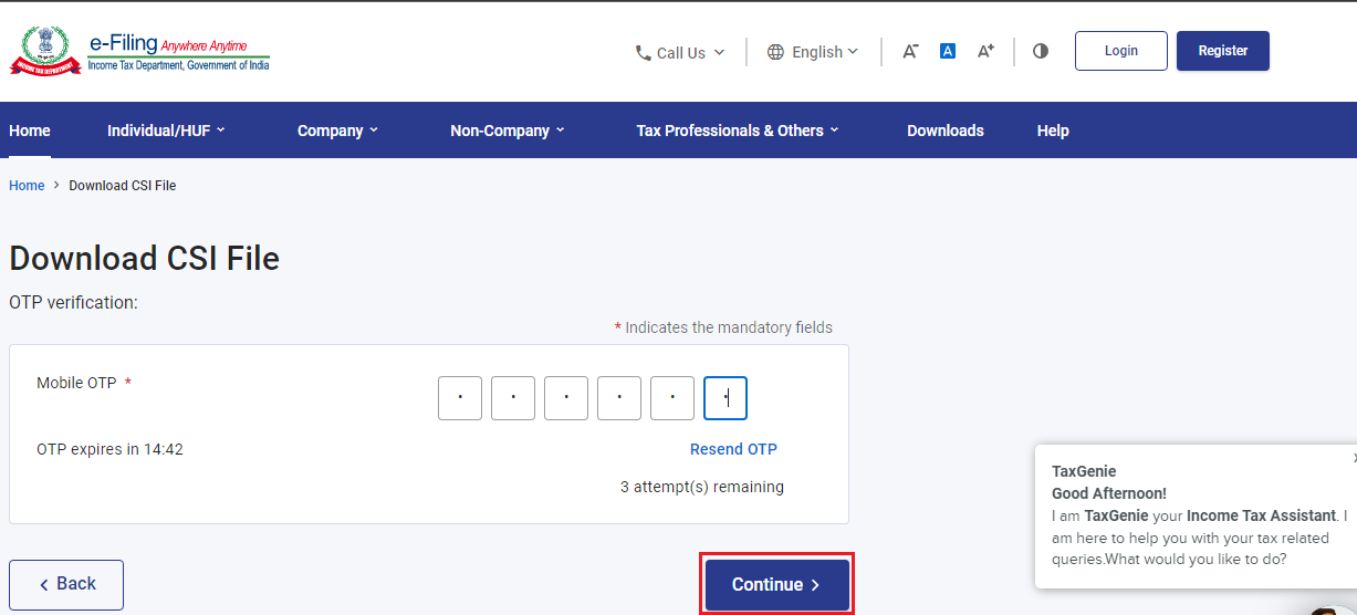 How to Download Challan (.csi) File? – Skorydov TDS