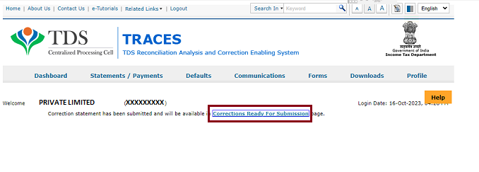 Challan Correction-How to adjust interest amount on TRACES? – Skorydov TDS